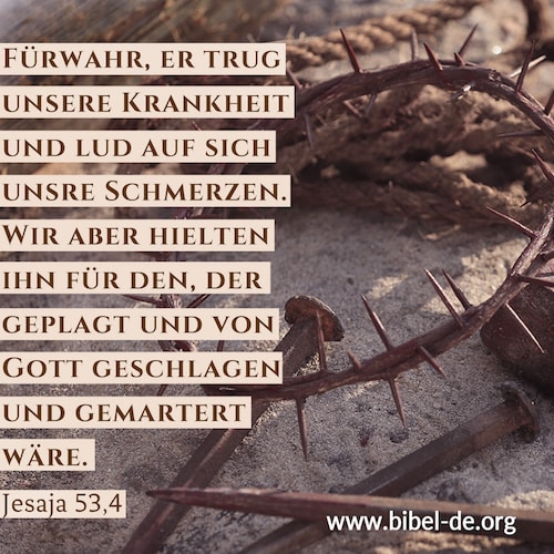Bibelzitate | Jesaja 53,4
